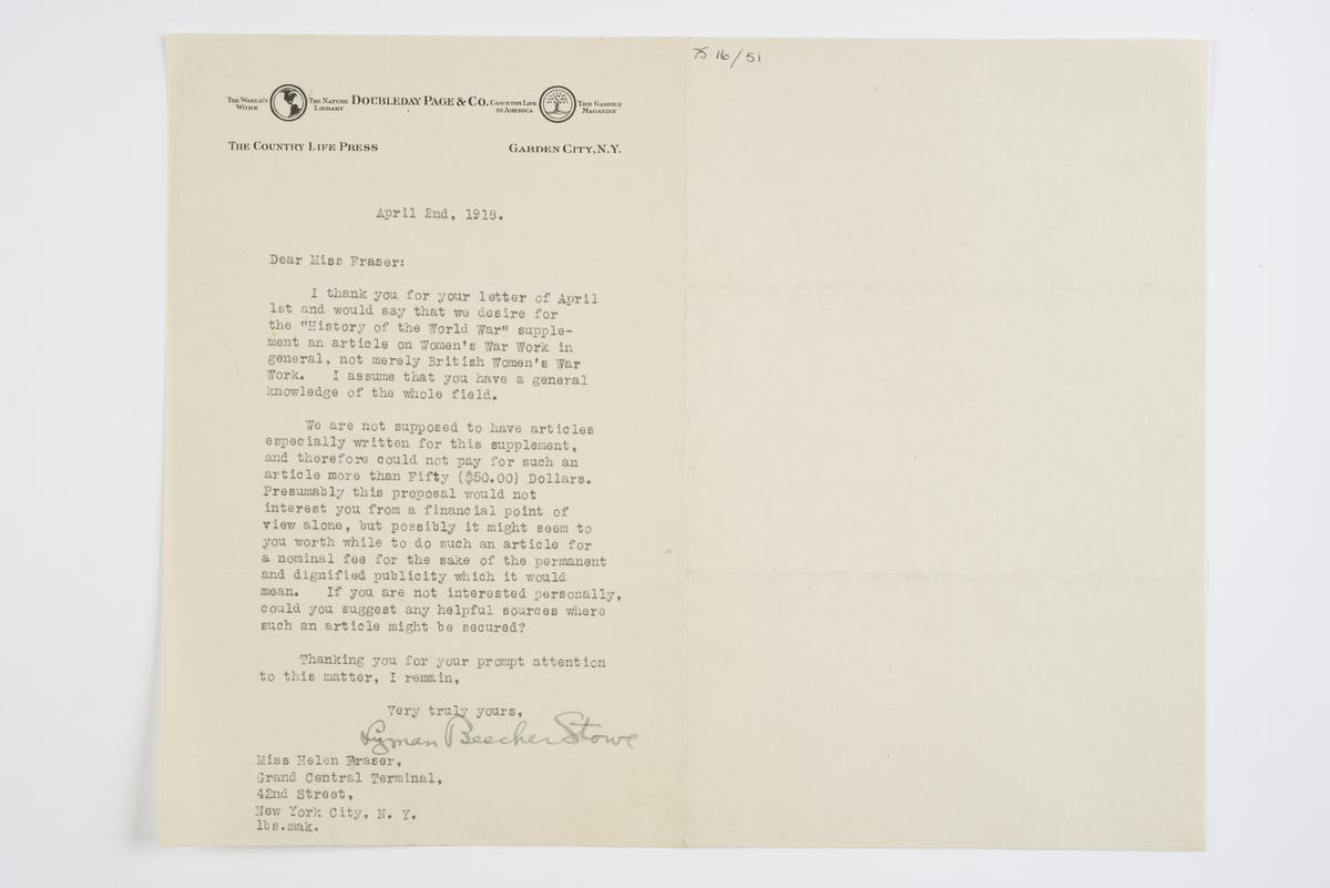 Letter | London Museum