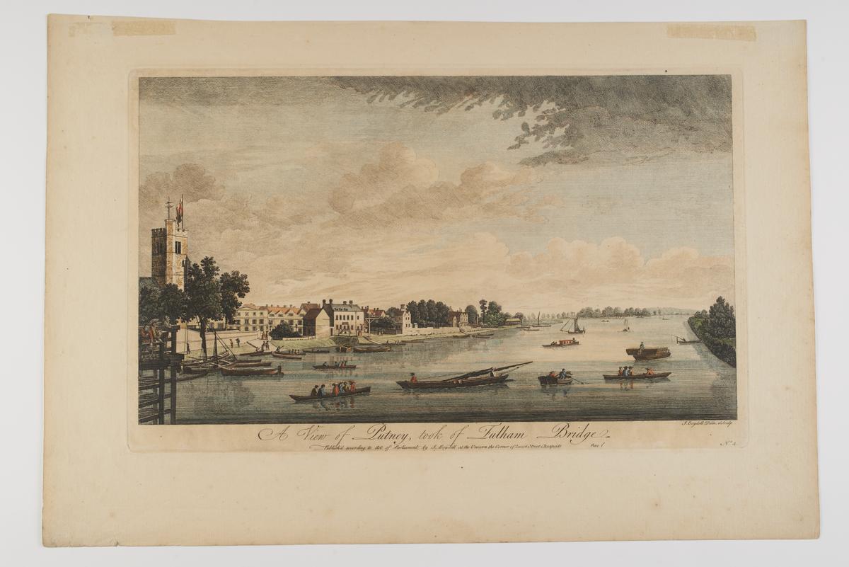 A View of Putney, took of Fulham Bridge | London Museum