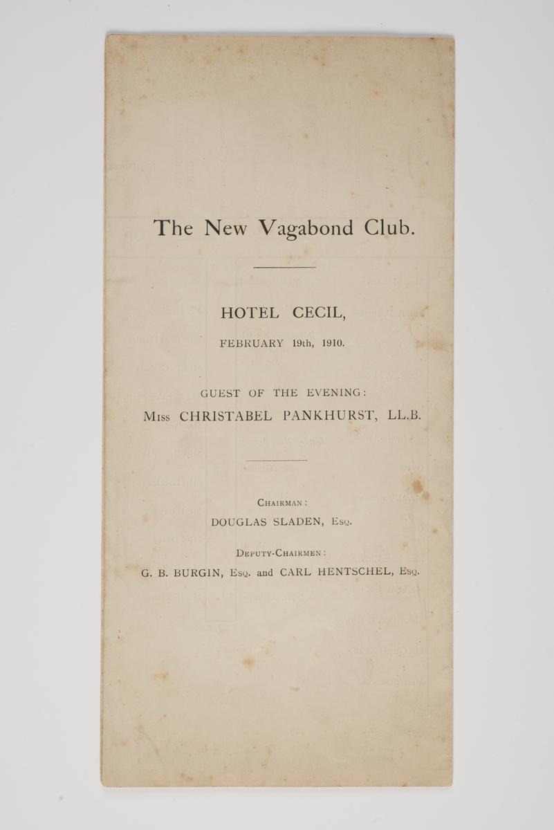 The New Vagabond Club | London Museum