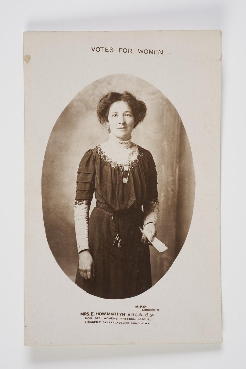 Votes for Women. Mrs. E. How-Martyn A.R.C.S. B.Sc. | London Museum