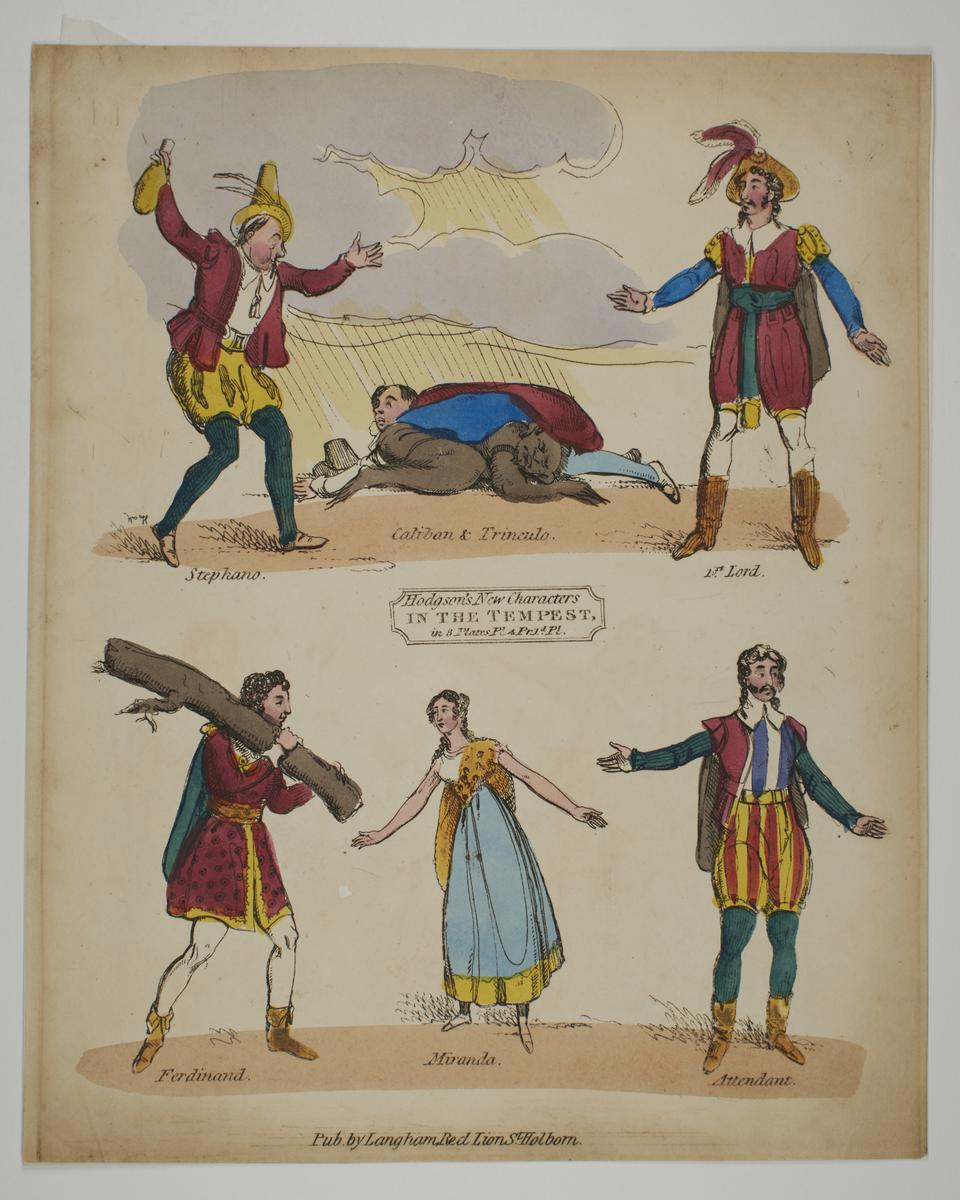 Hodgson's New Characters in The Tempest | London Museum