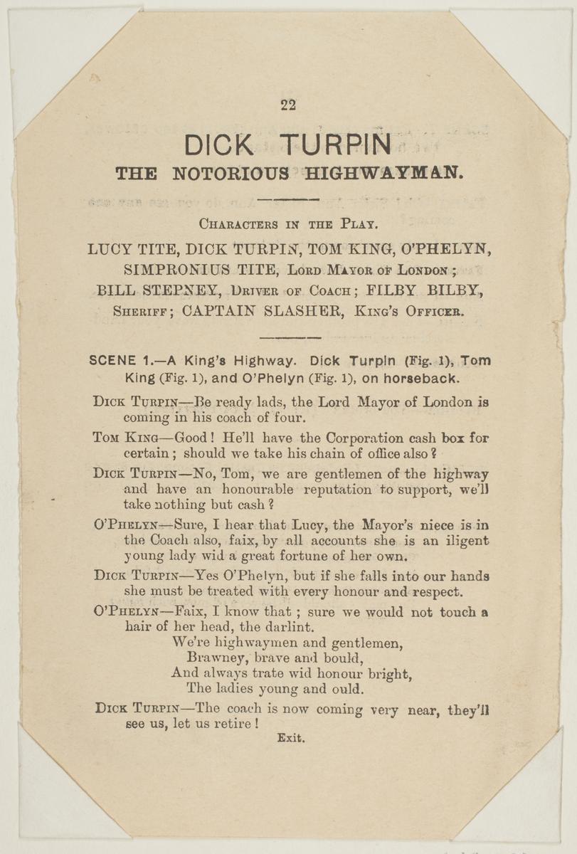Dick Turpin the notorious highwayman | London Museum