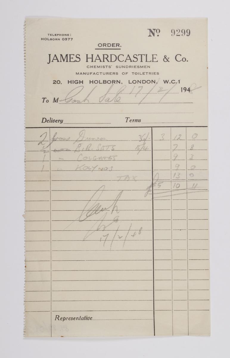 James Hardcastle & Co. | London Museum