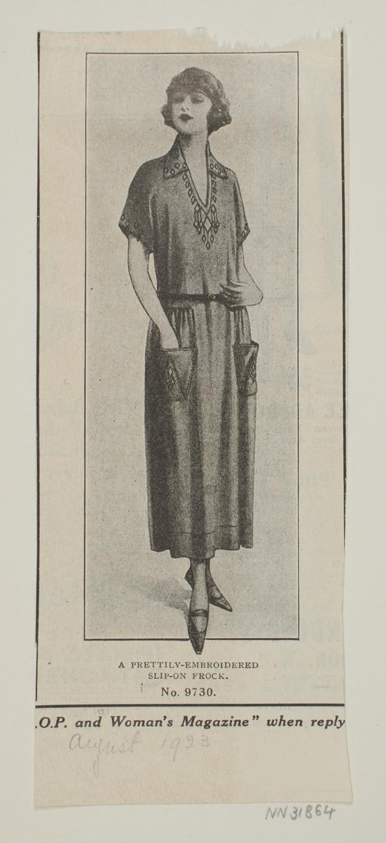 A Prettily-Embroidered Slip-On Frock | London Museum