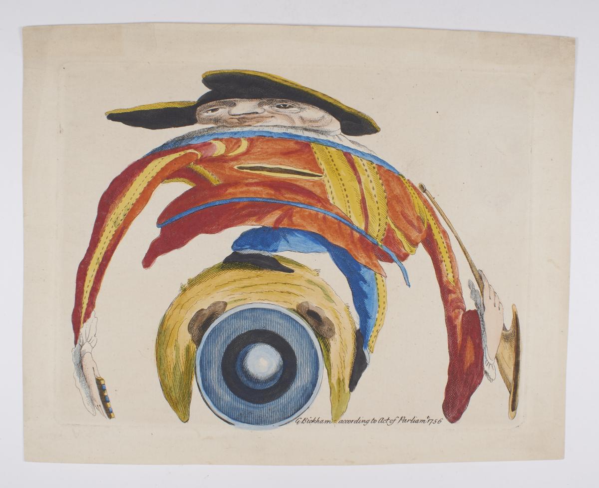 Print, anamorphosis print | London Museum