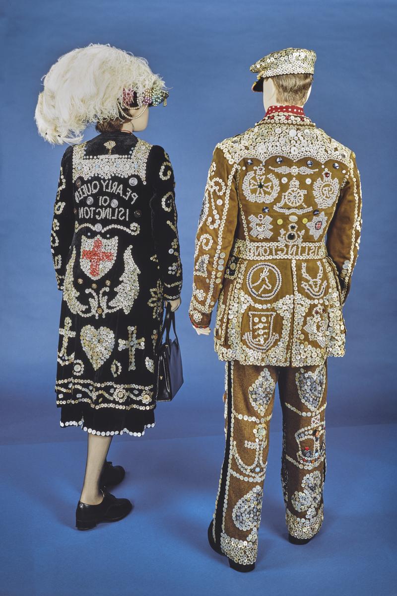 Coat, pearly king jacket (ensemble) | London Museum