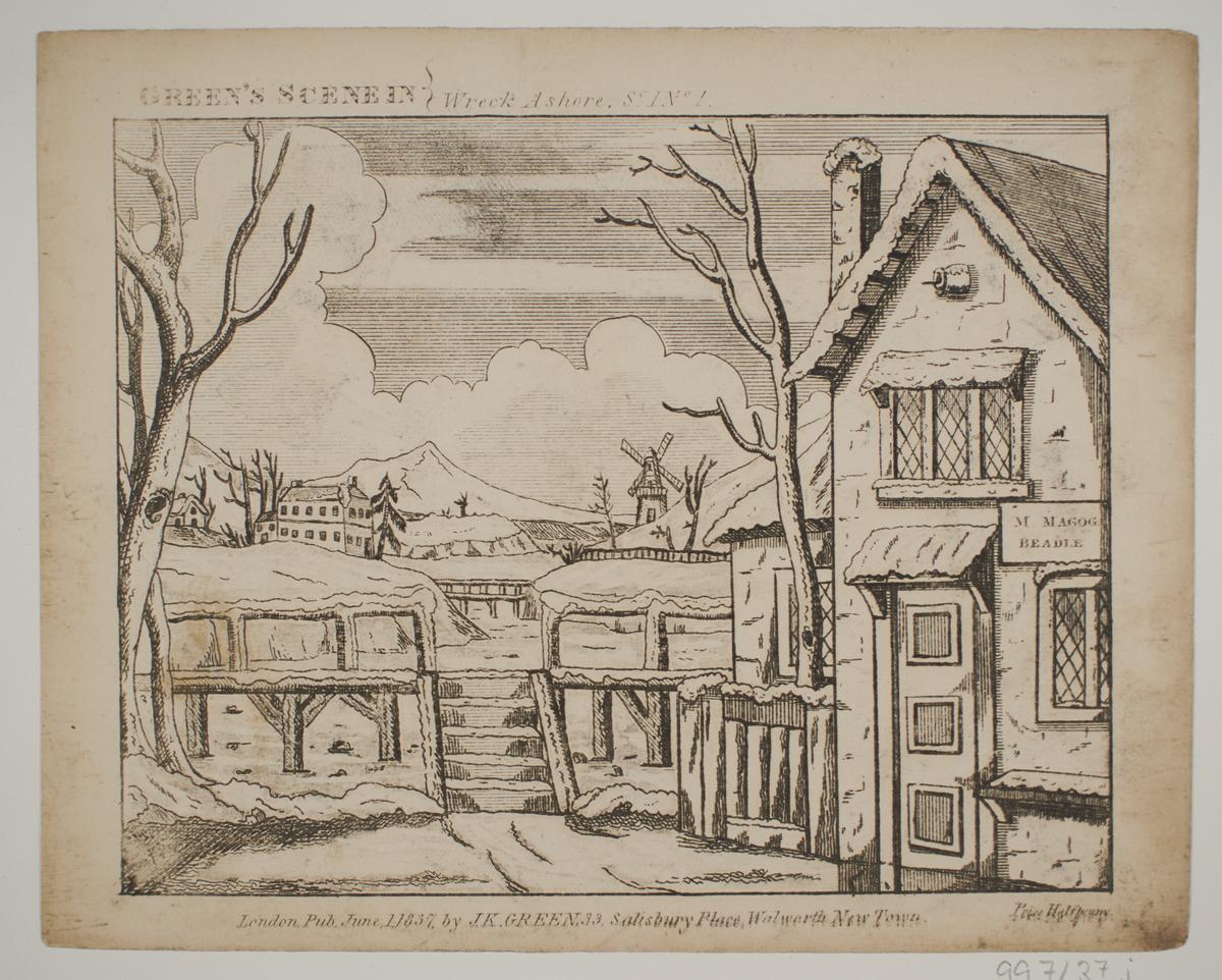 Green's Scene in Wreck Ashore | London Museum