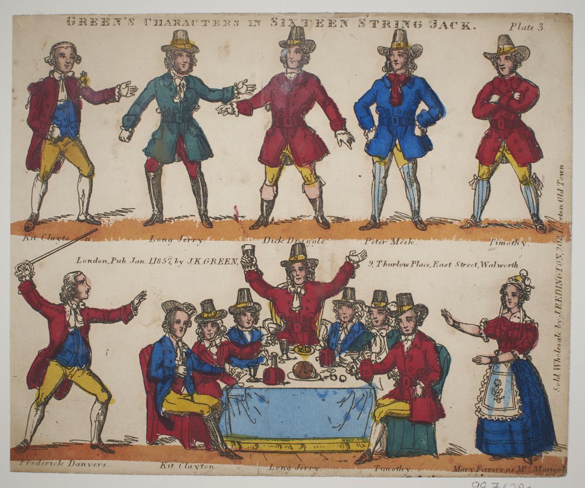 Green's Characters in Sixteen String Jack | London Museum