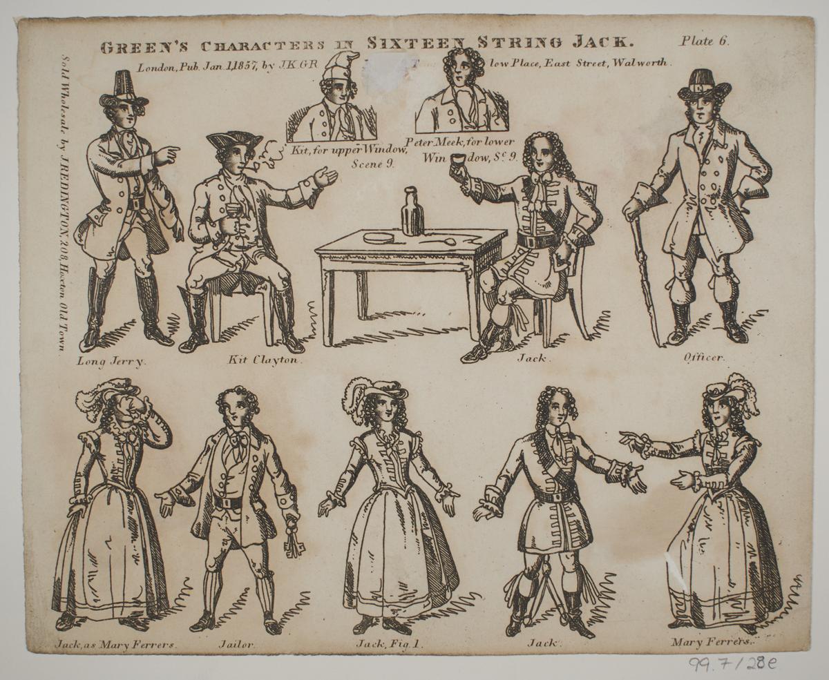 Green's Characters in Sixteen String Jack | London Museum