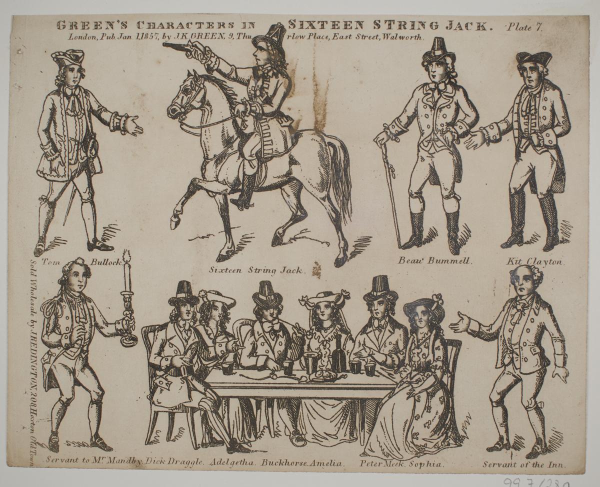 Green's Characters in Sixteen String Jack | London Museum