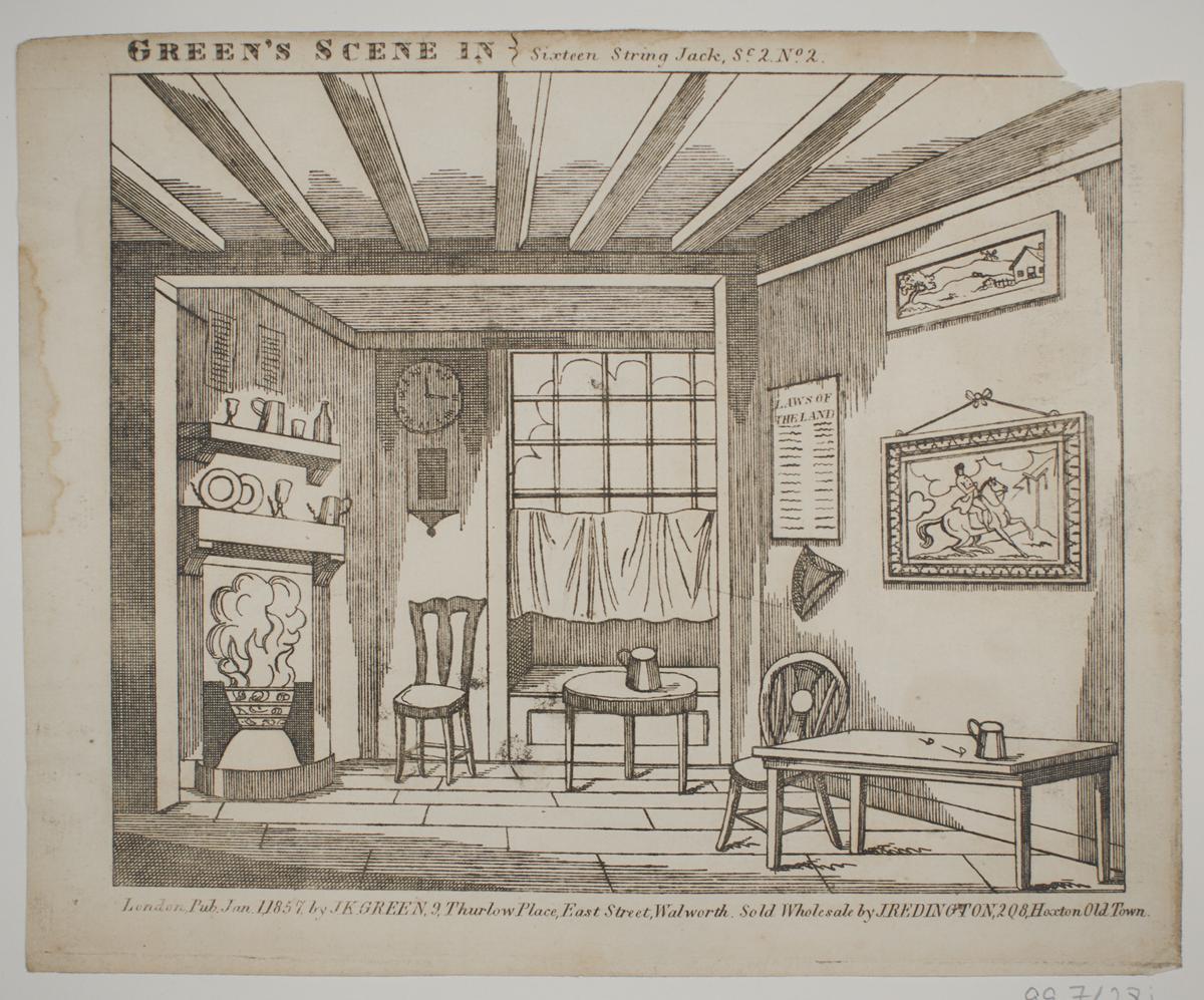 Green's Scene in Sixteen String Jack | London Museum