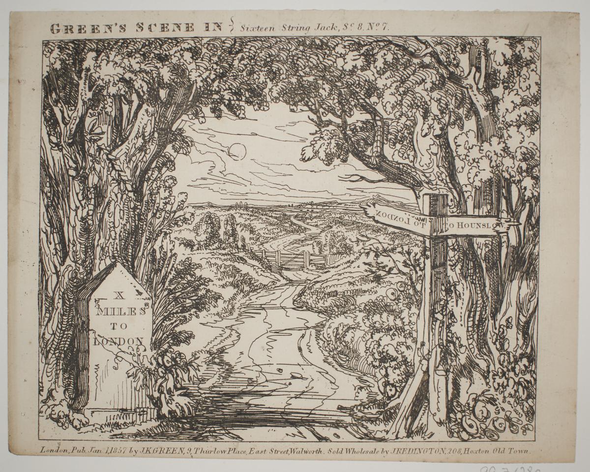 Green's Scene in Sixteen String Jack | London Museum