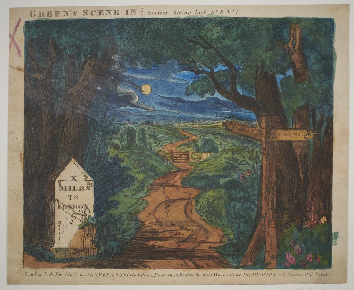 Green's Scene in Sixteen String Jack | London Museum