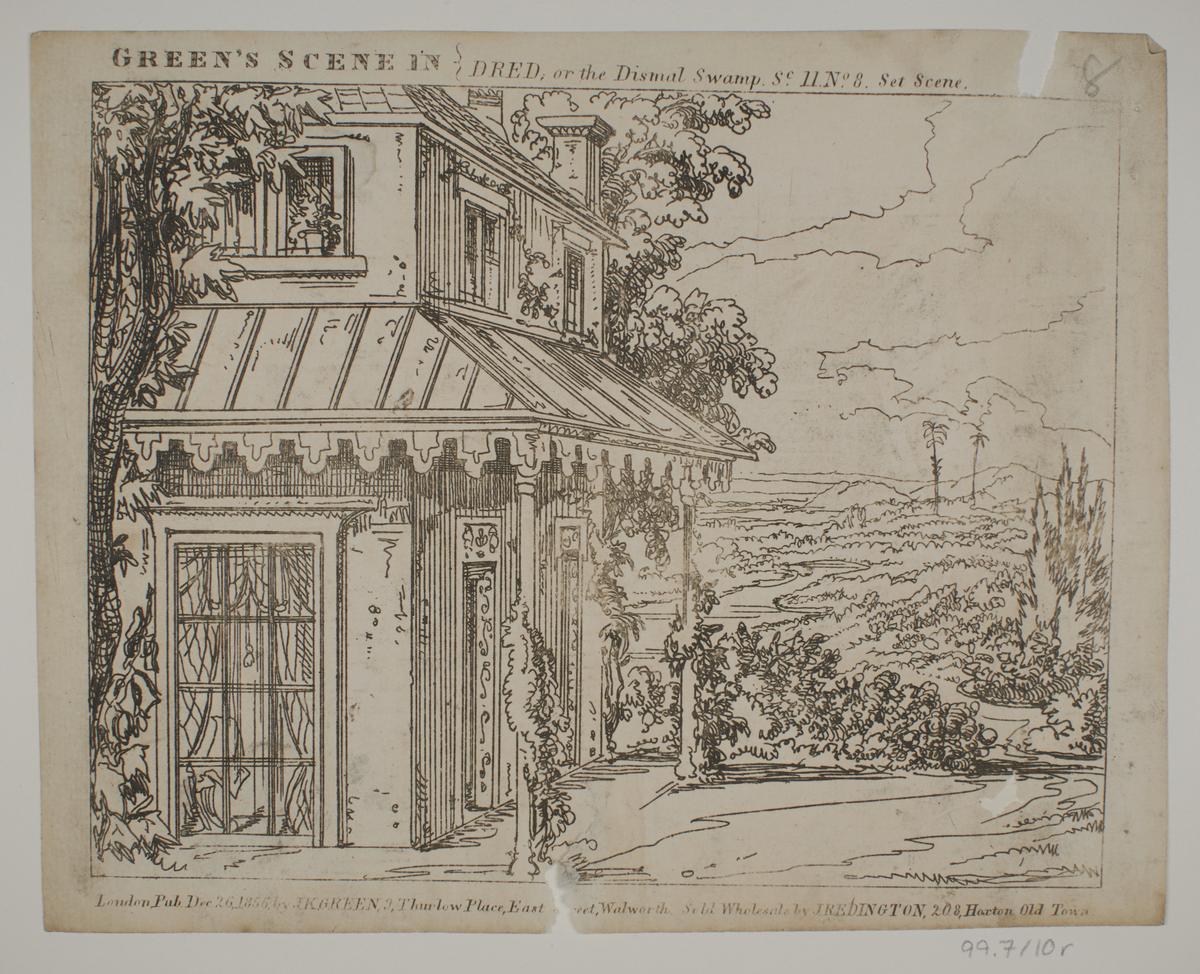 Green's Scene in Dred, The Freemen of the Dismal Swamp Sc.11.No.8 ...