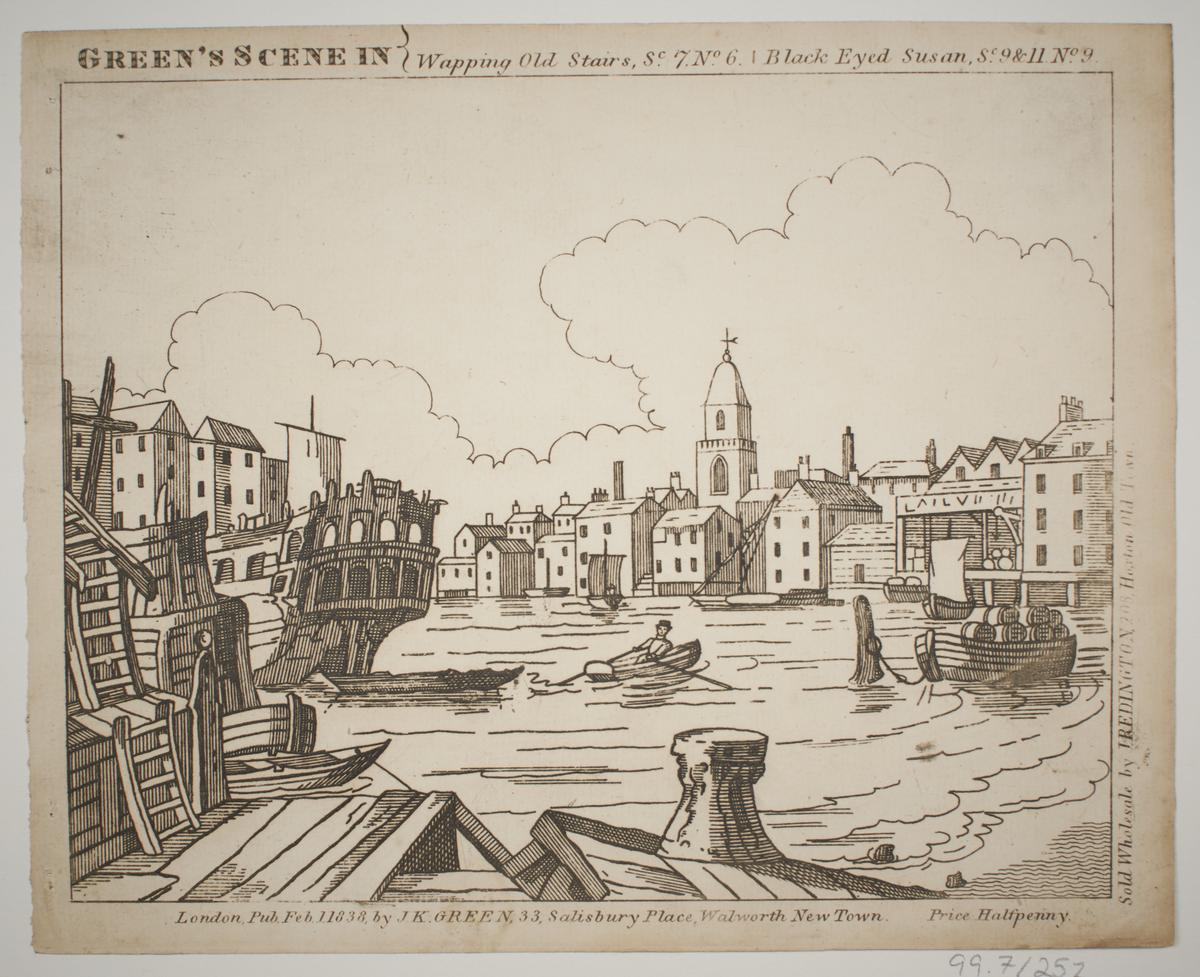 Green's Scene in Wapping Old Stairs | London Museum