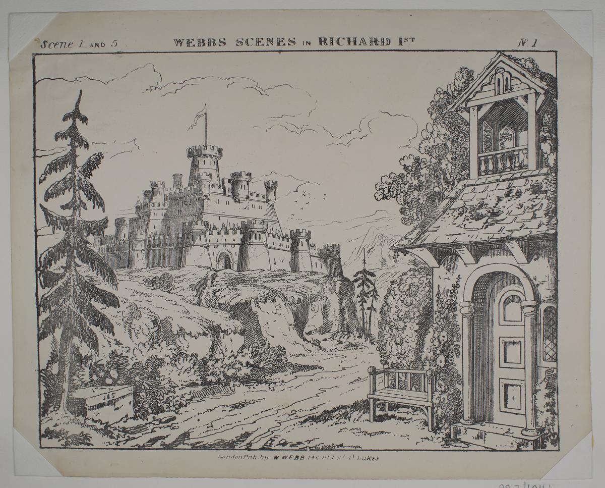 Webbs Scenes in Richard 1st | London Museum