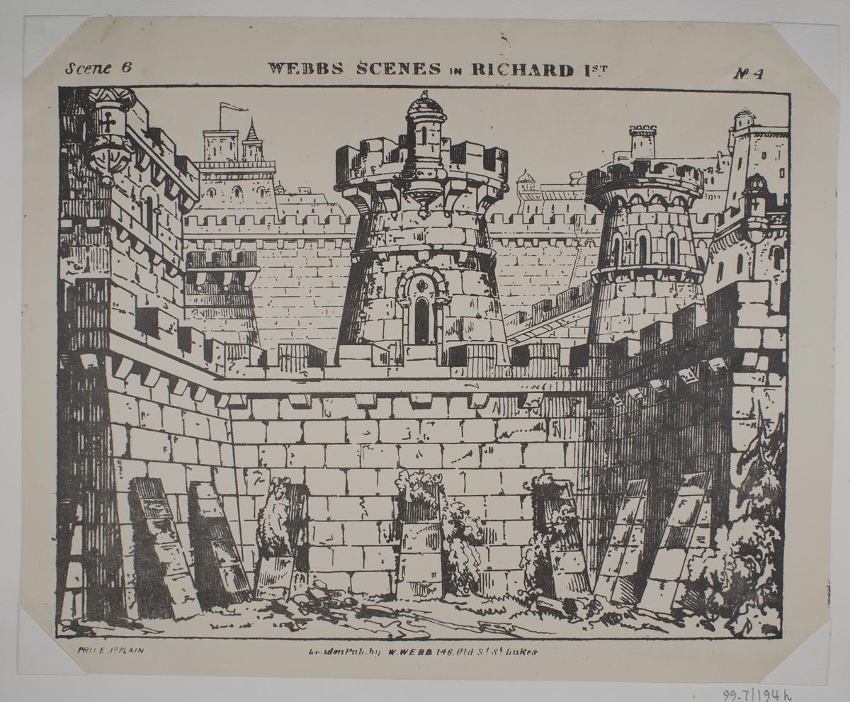 Webbs Scenes in Richard 1st | London Museum