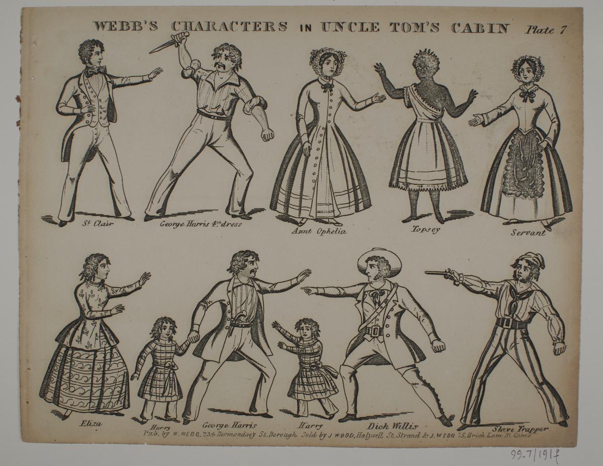 Webb's Characters in Uncle Tom's Cabin | London Museum