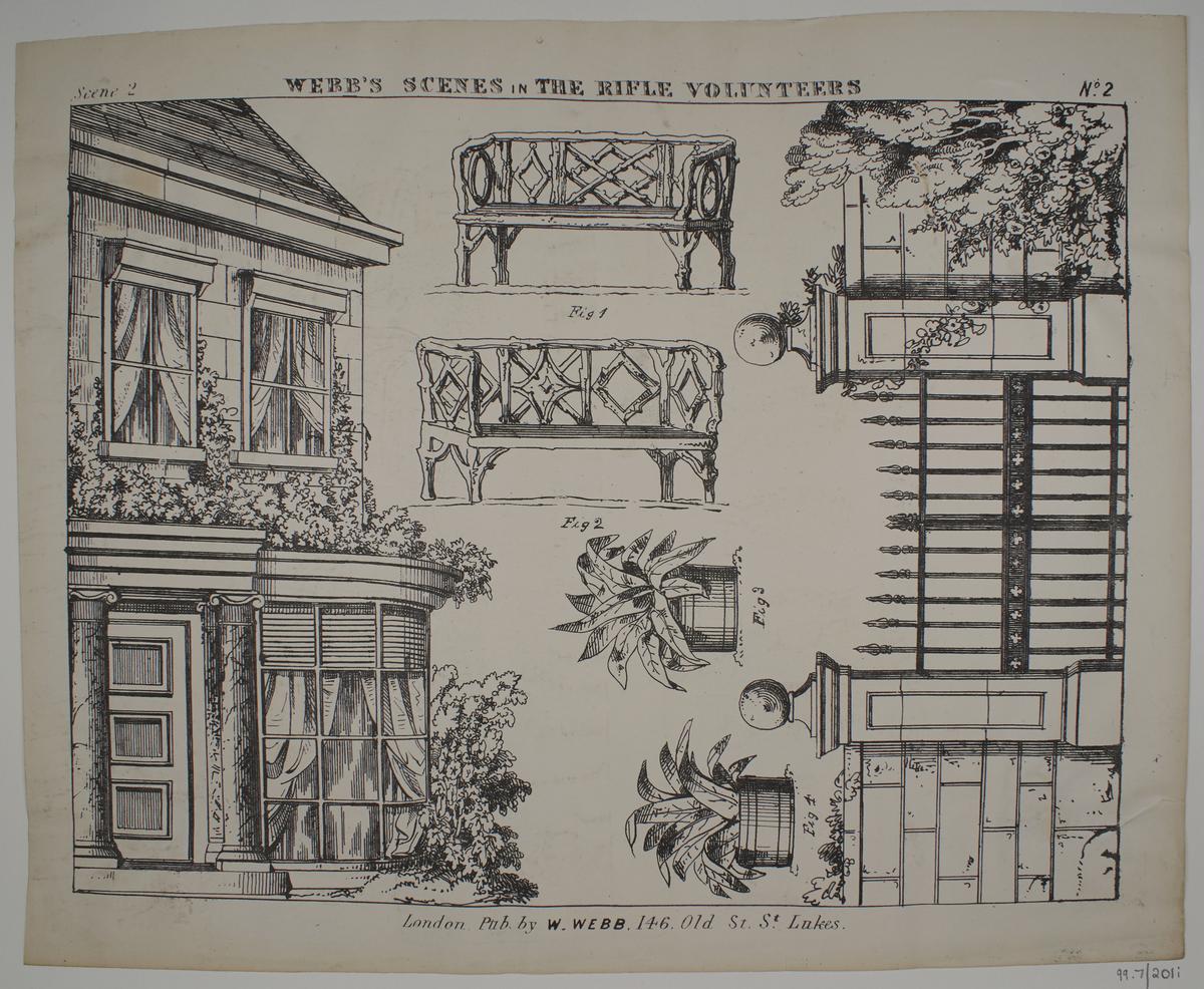 Webb's Scenes in The Rifle Volunteers | London Museum