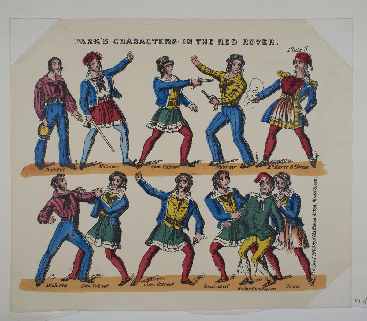 Park's Characters in the Red Rover | London Museum