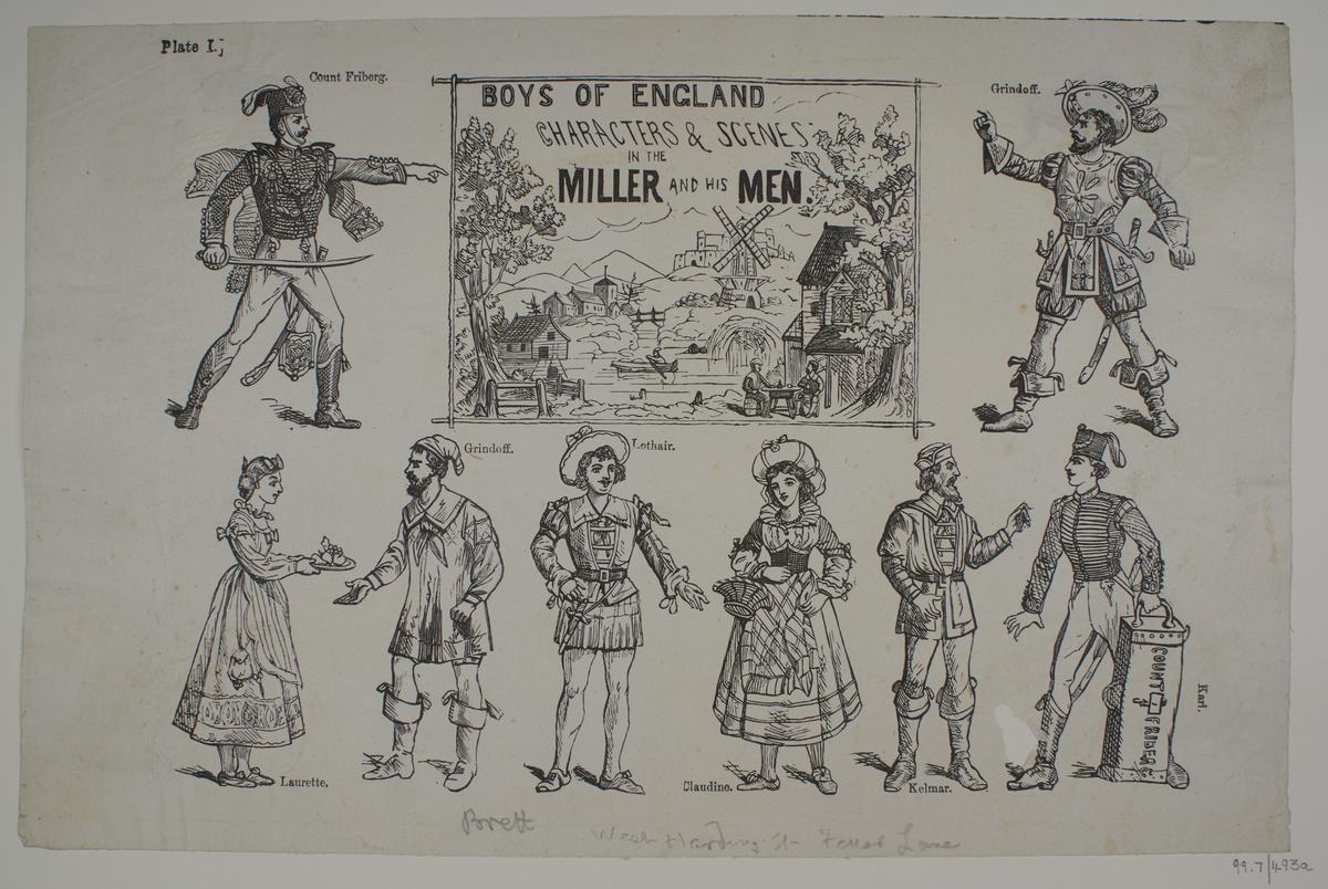 Boys of England Characters and Scenes in the Miller and His Men ...