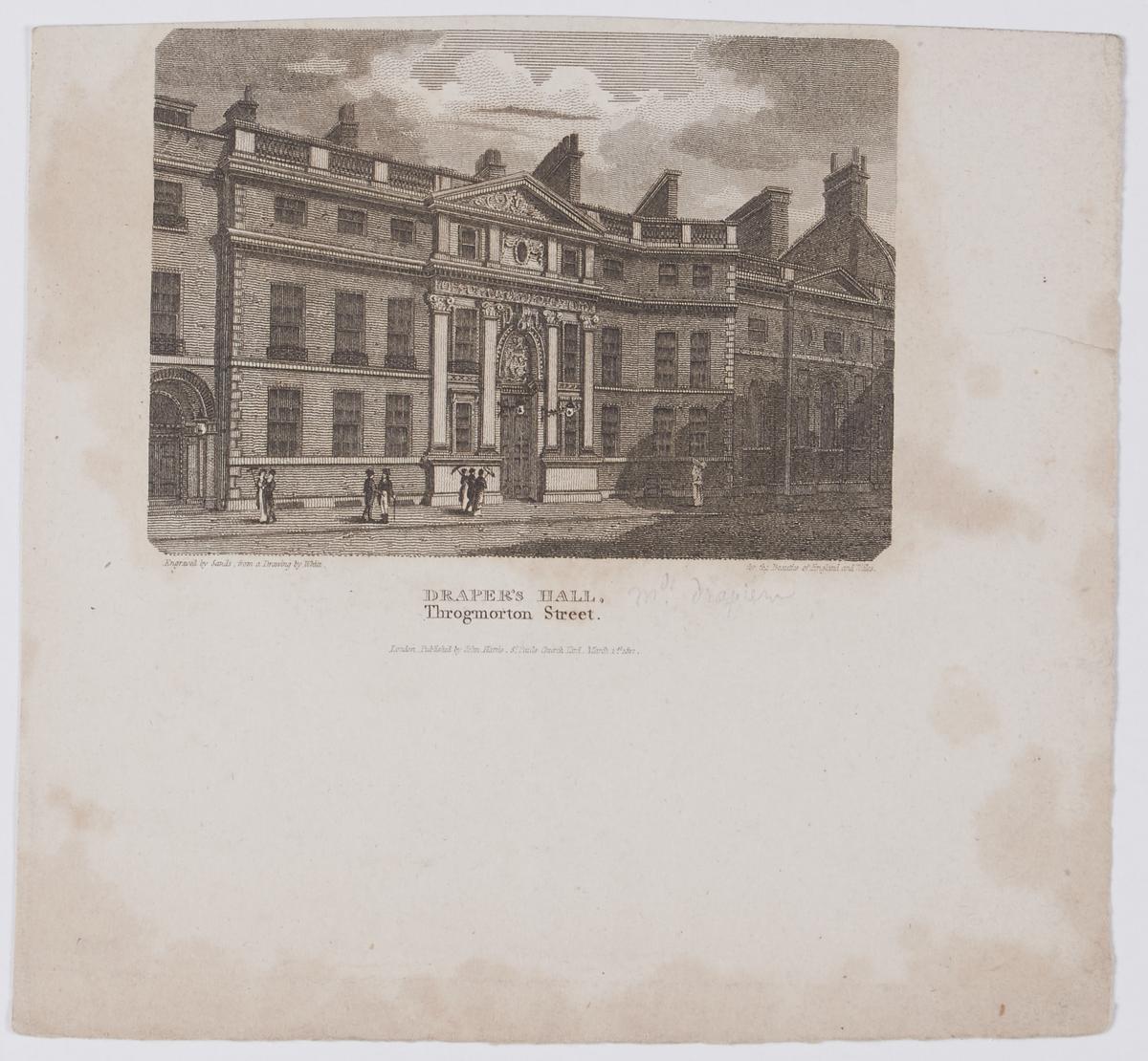 Draper's Hall. Throgmorton Street. | London Museum