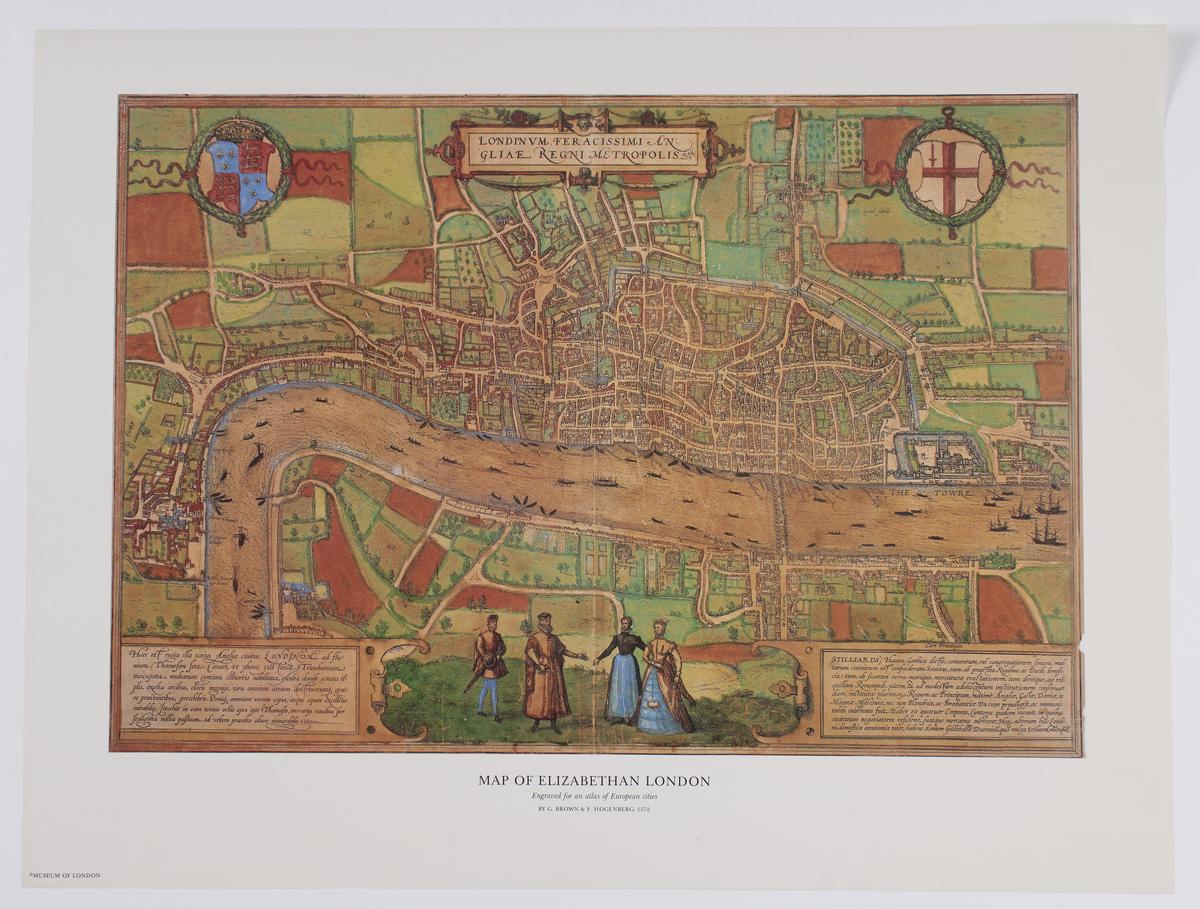Map of Elizabethan London | London Museum