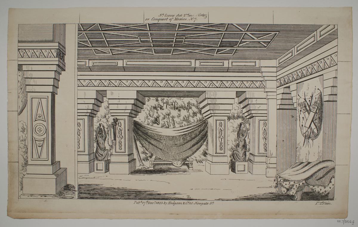 5th Scene Act 2 in Cortez or Conquest of Mexico No 7 | London Museum