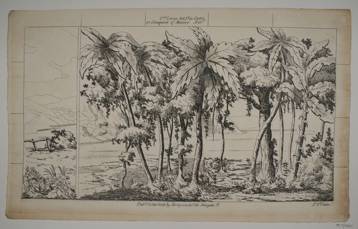 2nd Scene Act 3 in Cortez or Conquest of Mexico No 10 | London Museum