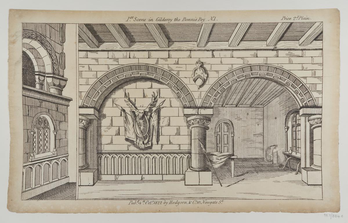 1st Scene in Gilderoy the Bonnie Boy, No. 1 | London Museum