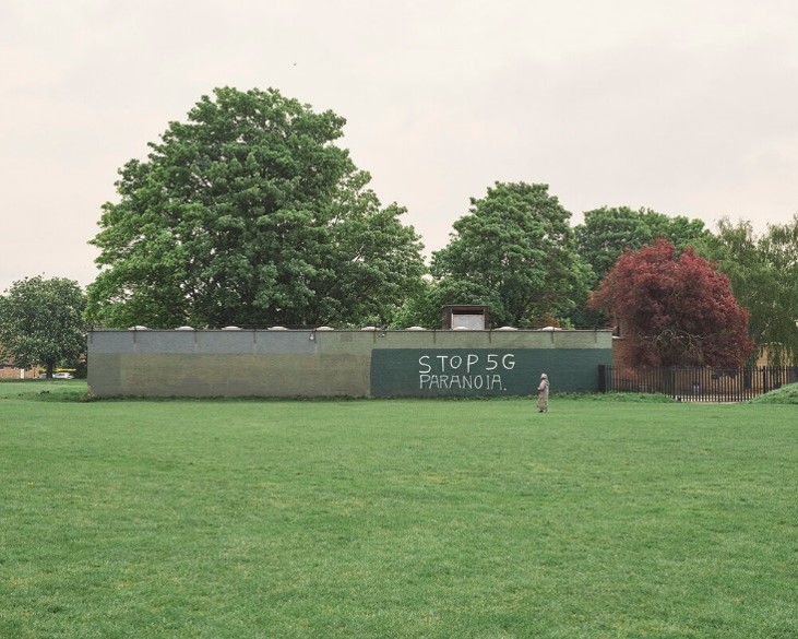 'Stop 5G paranoia.', Wanstead Flats, 2020 | London Museum