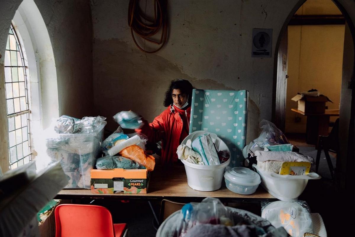 Beautine Wester at Clapton Adventist Church Baby Bank, 21st October ...