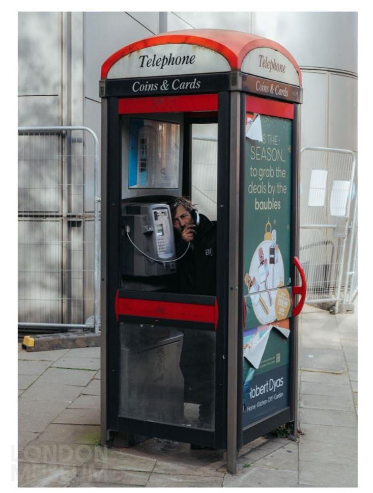 A Homeless Man Uses a Payphone to Talk to Dr O'Riley, Dr Hickey Surgery ...