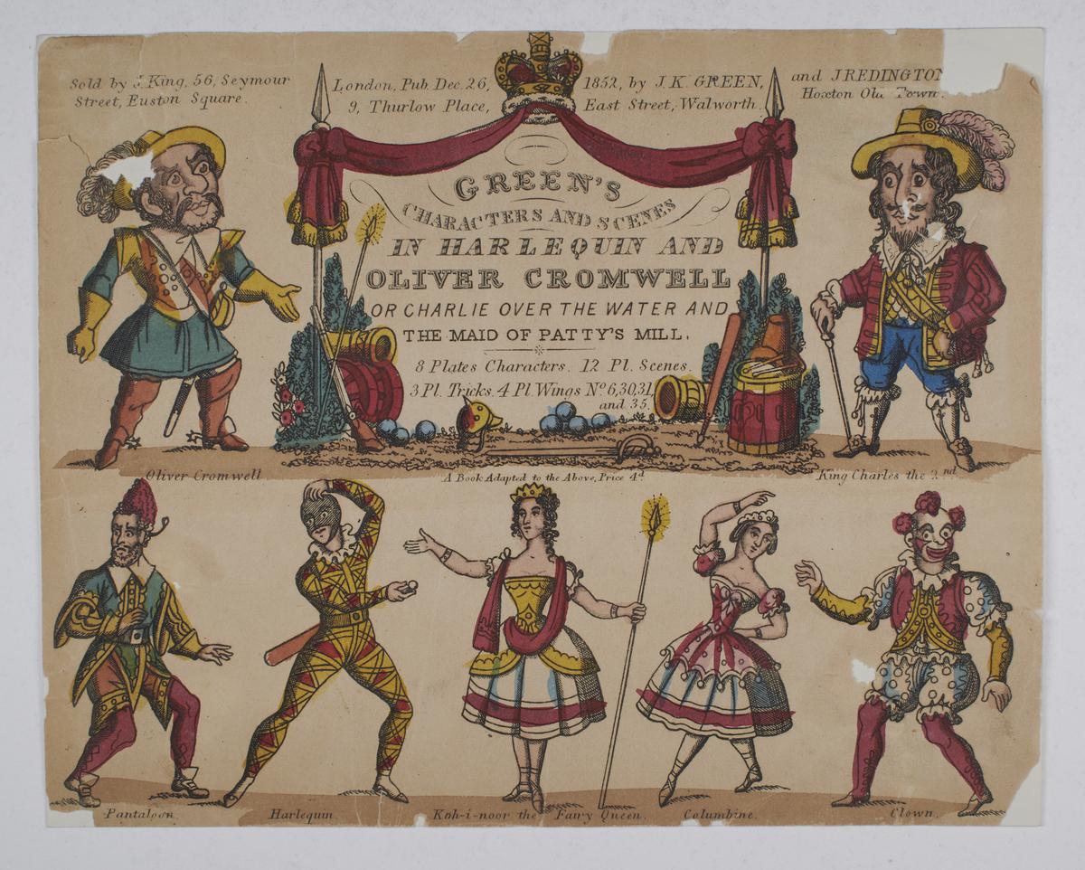 Green's Characters and Scenes in Harlequin and Oliver Cromwell Or ...