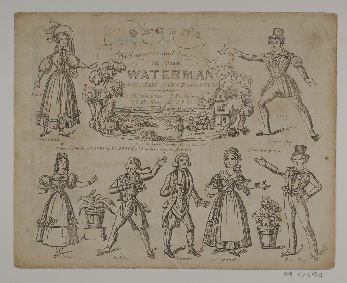 Green's Characters and Scenes In the Waterman | London Museum