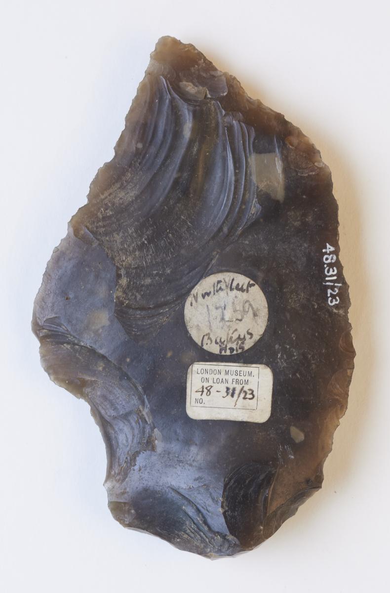 Flake, Levallois flake | London Museum