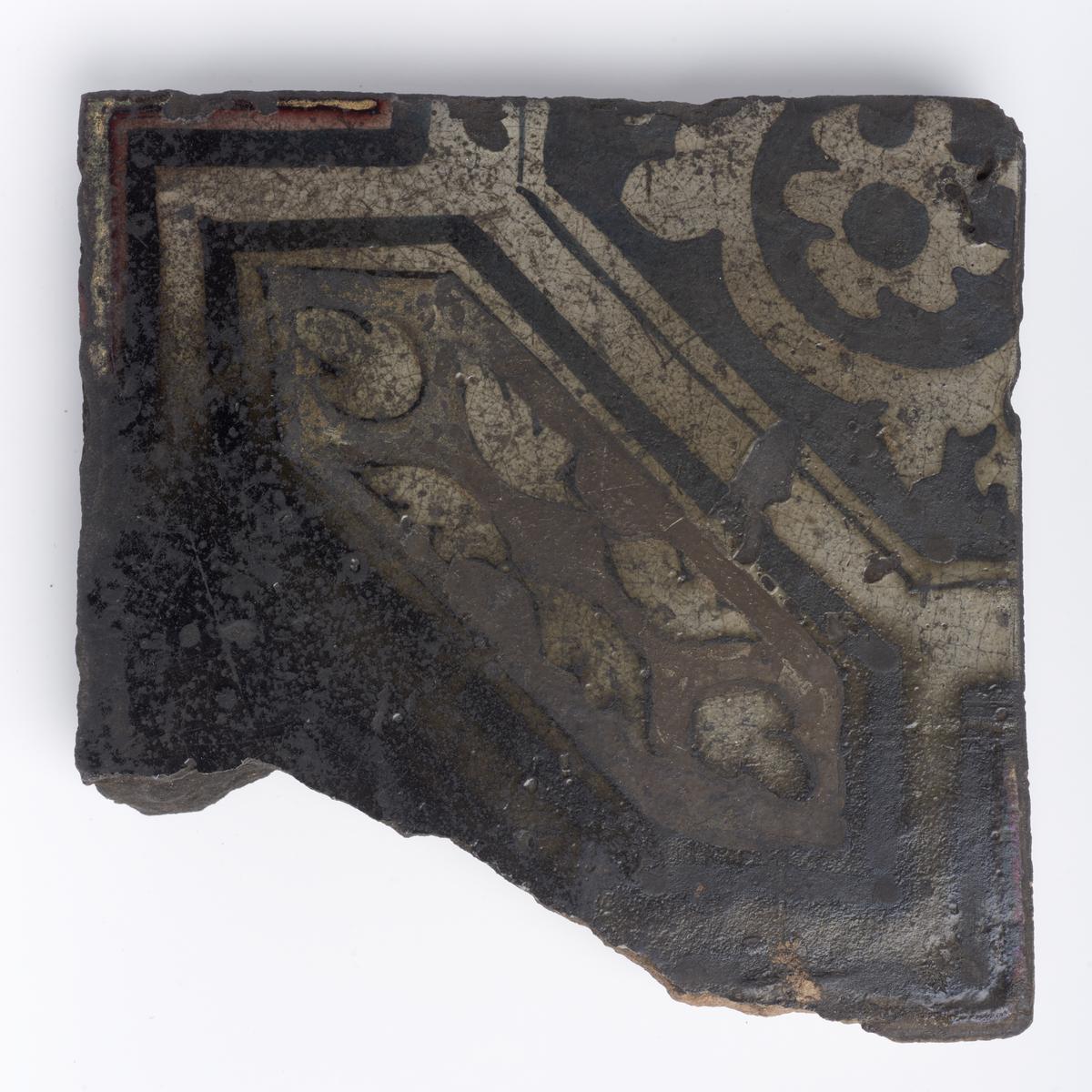 Great Fire damaged floor tile | London Museum
