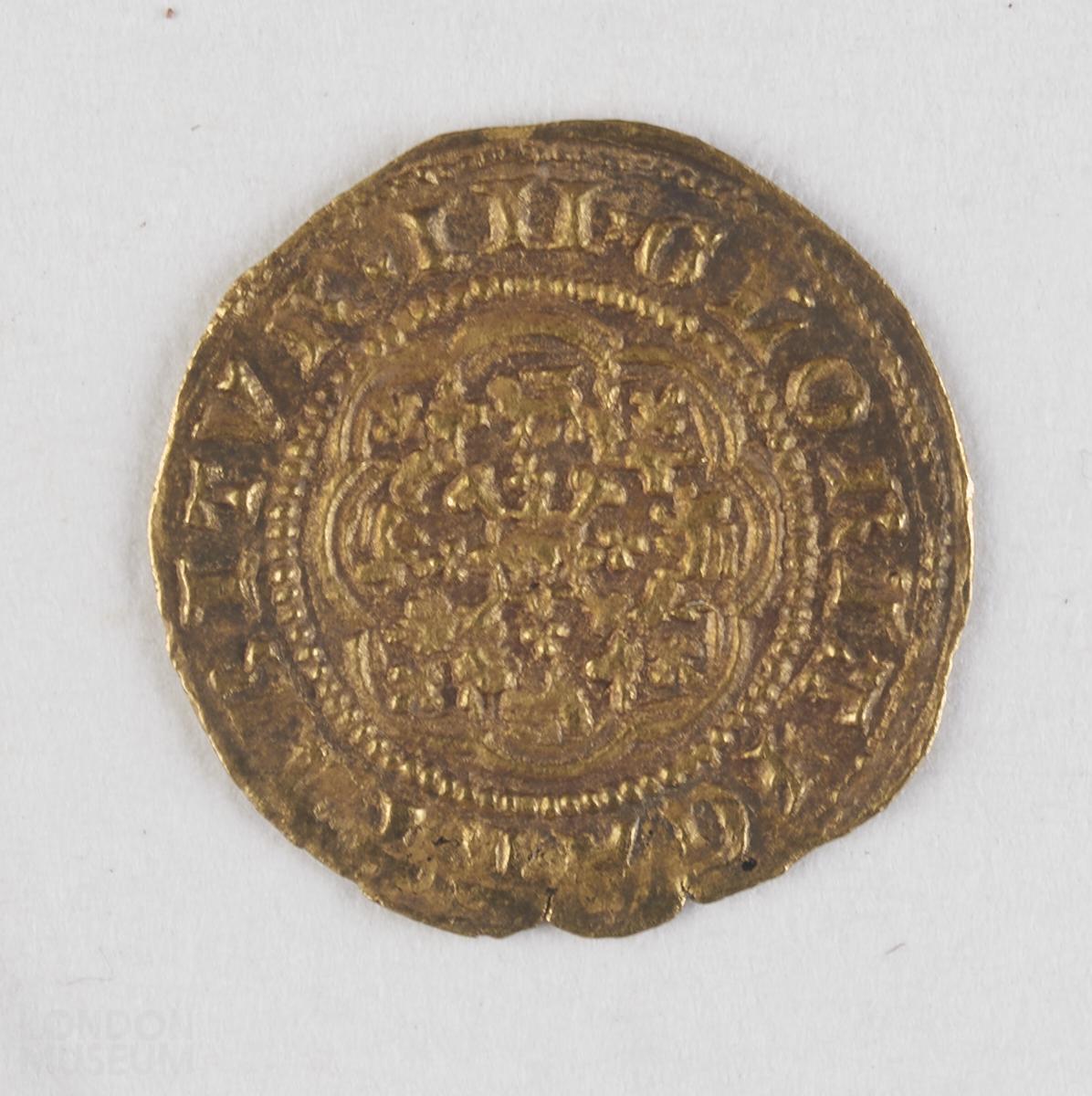 Coin, quarter-noble | London Museum