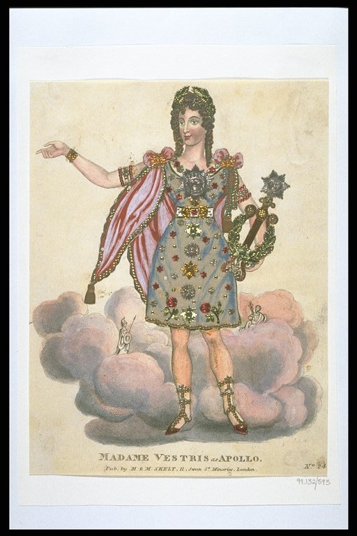 Madame Vestris as Apollo | London Museum