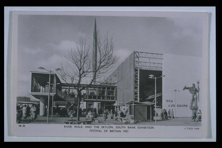 River Walk and the Skylon, South Bank Exhibition | London Museum
