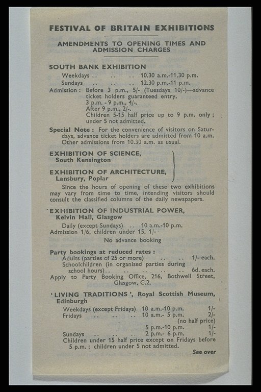 Leaflet | London Museum