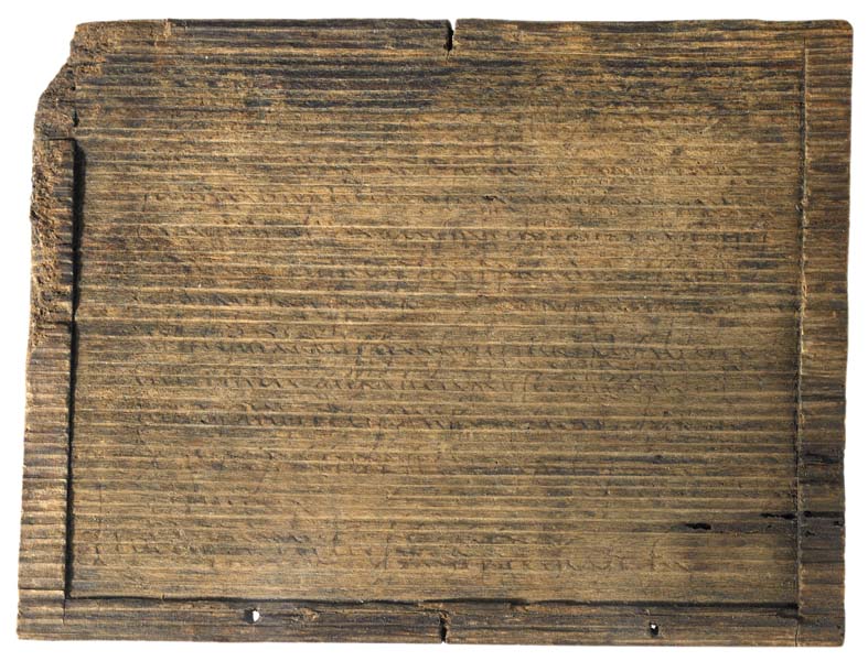 Wood, worked wood, writing tablet | London Museum