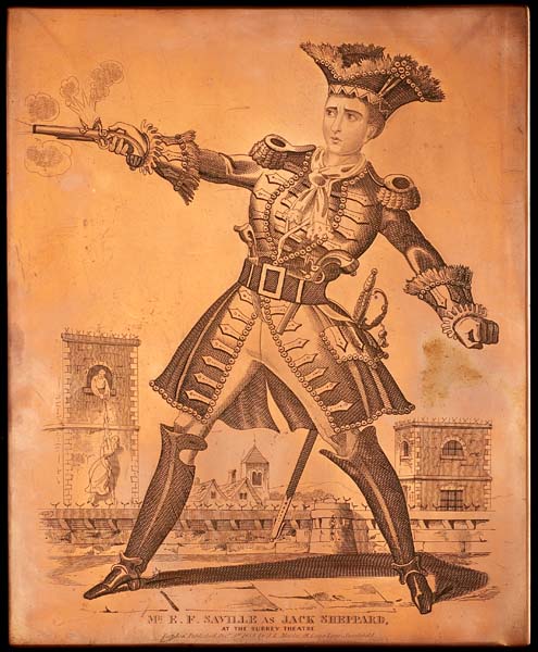 Mr E.F Saville as Jack Sheppard at the Surrey Theatre | London Museum