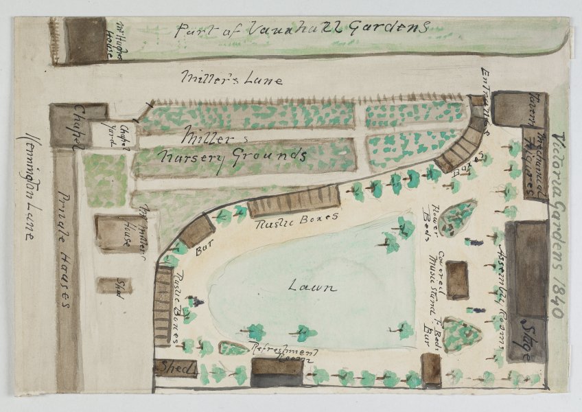 Victoria Gardens 1840 | London Museum