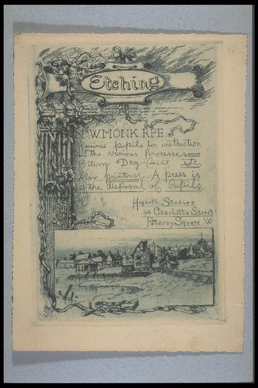 Mr. W. Monk RPE | London Museum