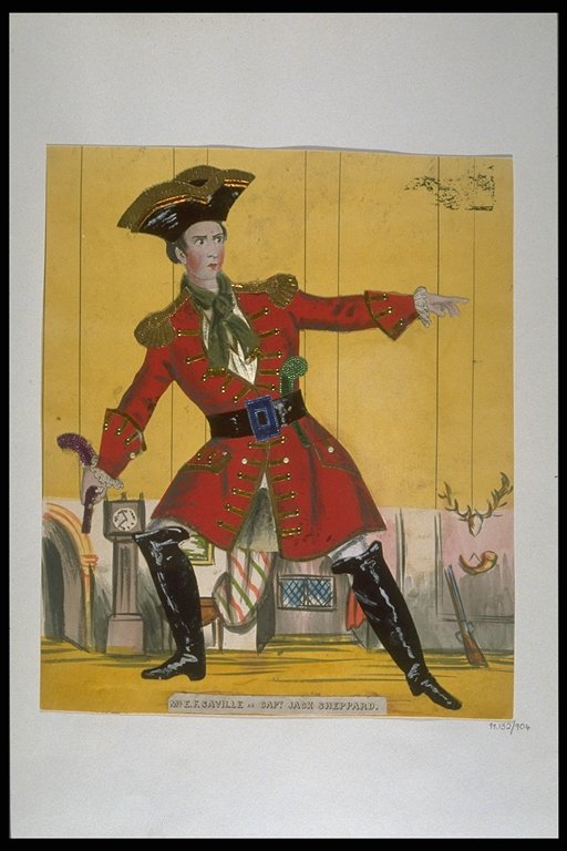 Mr E.F. Saville as Capt Jack Sheppard | London Museum