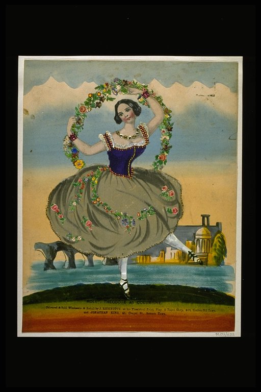 Mdlle Theodore as Columbine | London Museum