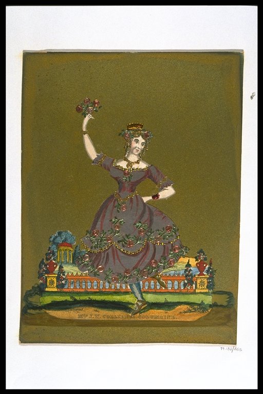 Mrs J.W. Collier as Columbine | London Museum