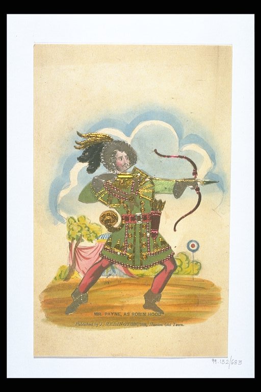 Mr Payne as Robin Hood | London Museum